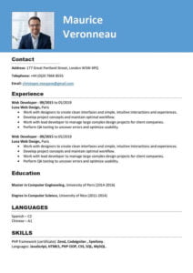 9 Free Word CV Templates to download (Easy to edit)