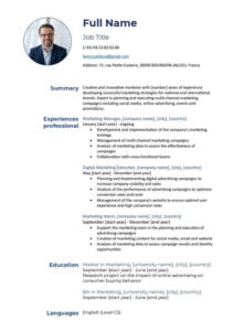 6 Modelos de currículo em inglês para download gratuito no Word | GetYourCV